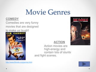 Types of movies | PPTX
