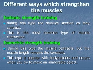 Types of ms fibers & types of exercise dr gad | PPT