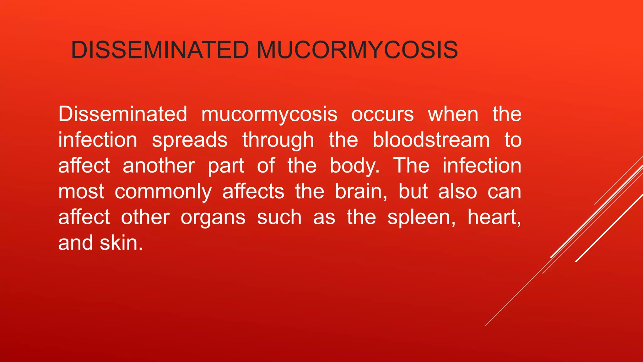 Types of mucormycosis | PPTX