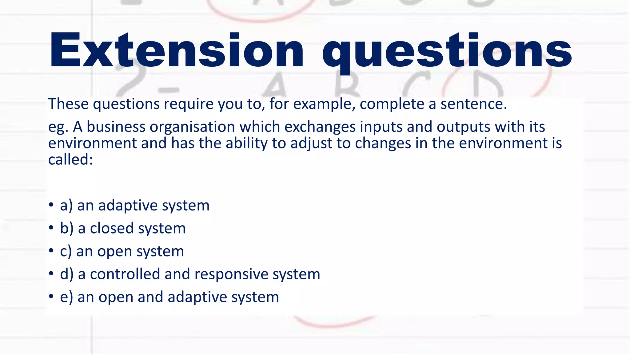 Types of multiple choice questions | PPTX