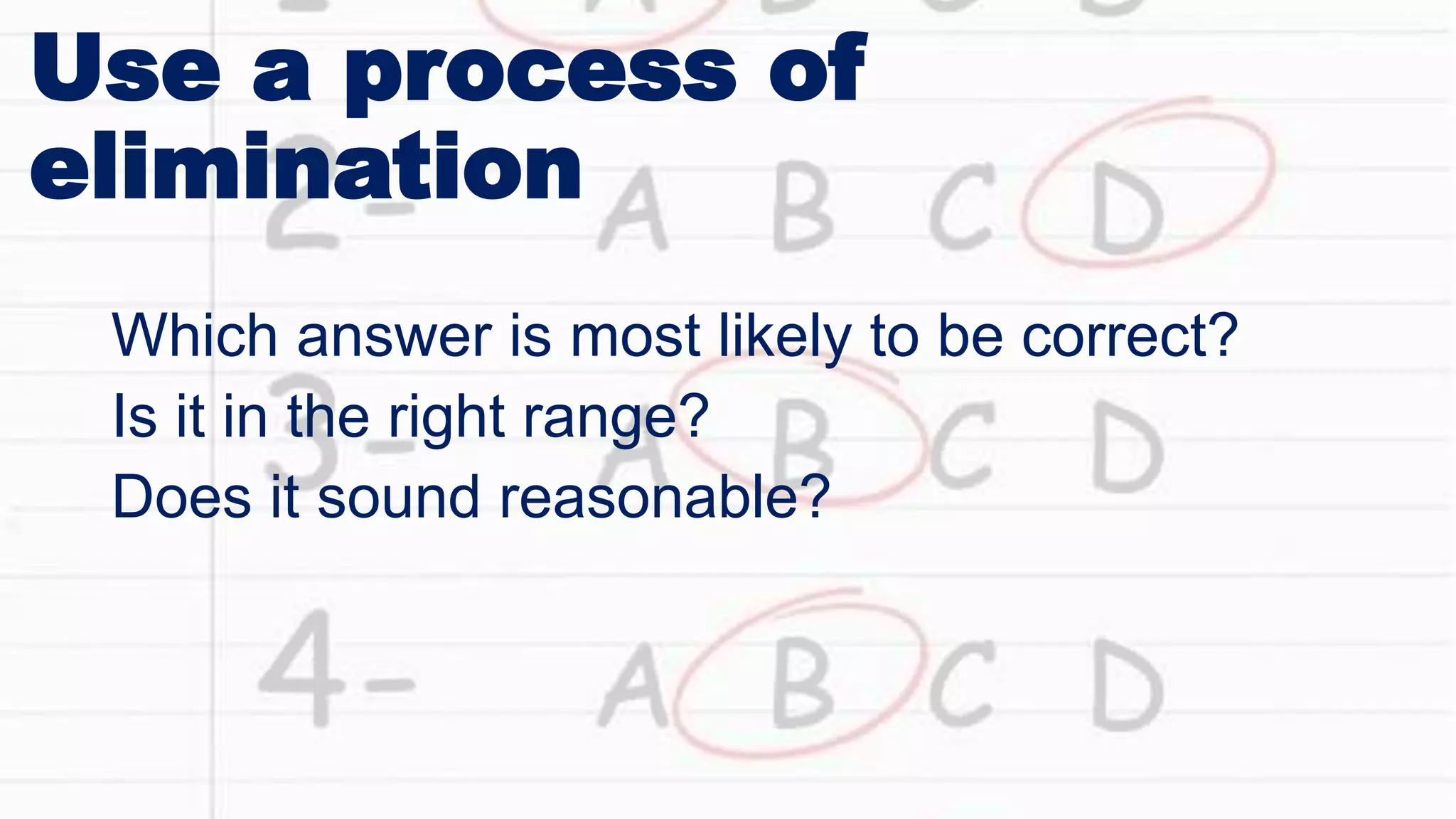 Types of multiple choice questions | PPTX