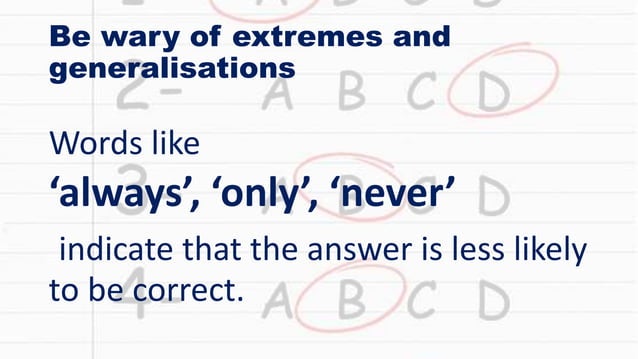 Types of multiple choice questions | PPTX