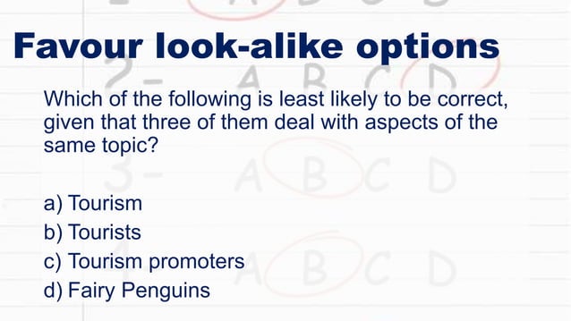 Types of multiple choice questions | PPTX