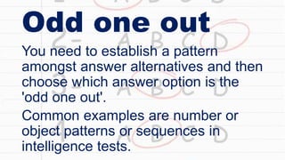Types of multiple choice questions | PPTX