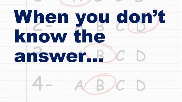 Types of multiple choice questions | PPTX