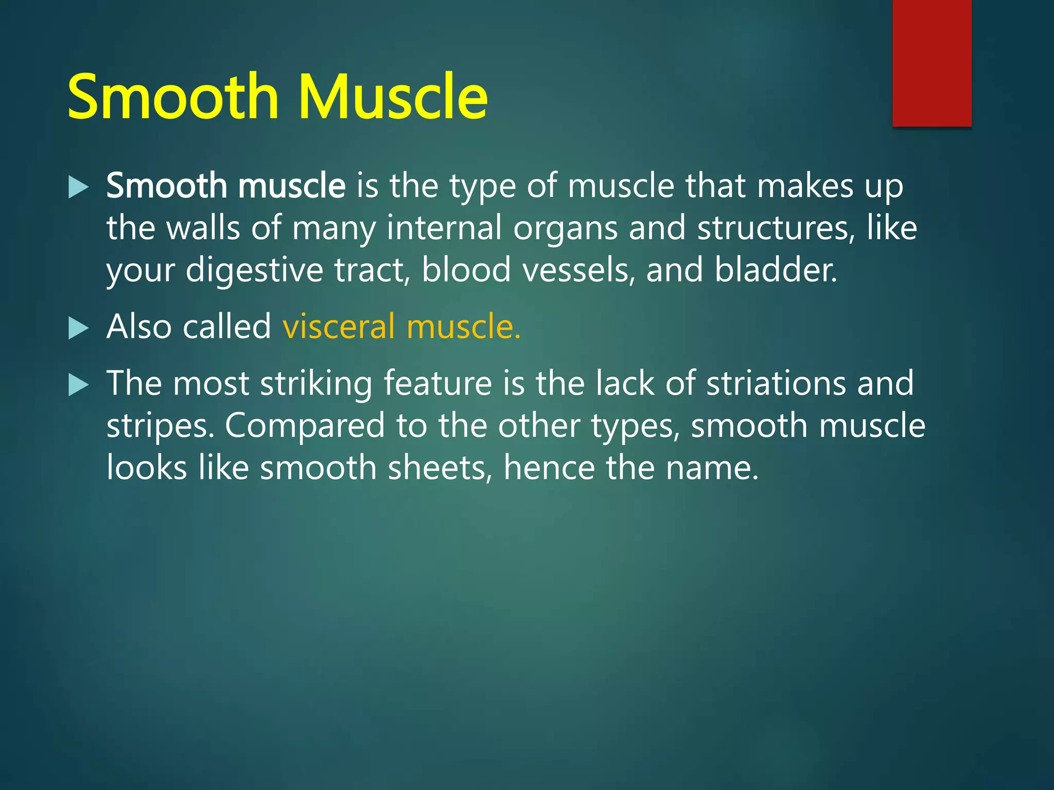 Types of muscle bioengeenring.pptx | Biological Sciences | Science