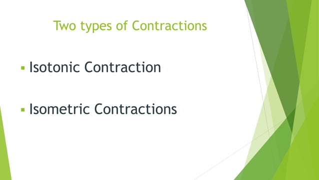 Types of muscle contraction | PPTX | Physical Therapy | Wellness