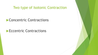 Types of muscle contraction | PPTX