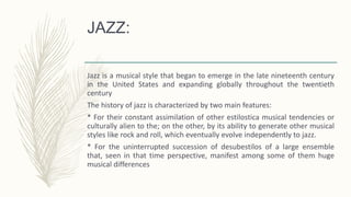 Types of music | PPTX | Reggae | Music