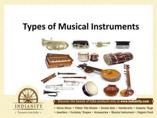 Types of musical instruments | PPTX