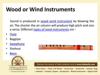 Types of musical instruments | PPTX