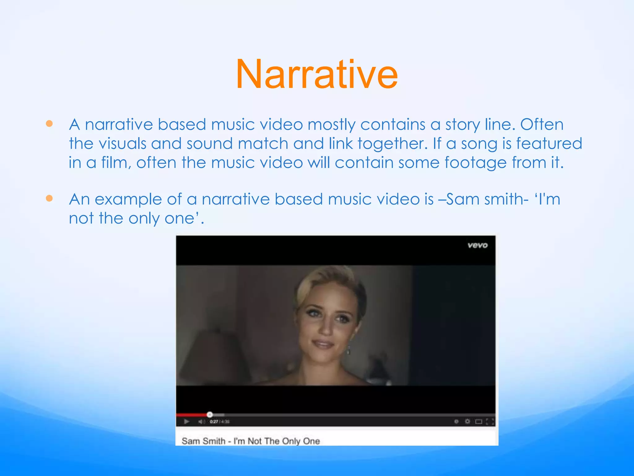 Types of music videos | PPTX