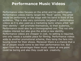 Types of music videos | PPT