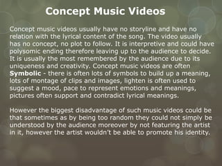 Types of music videos | PPT