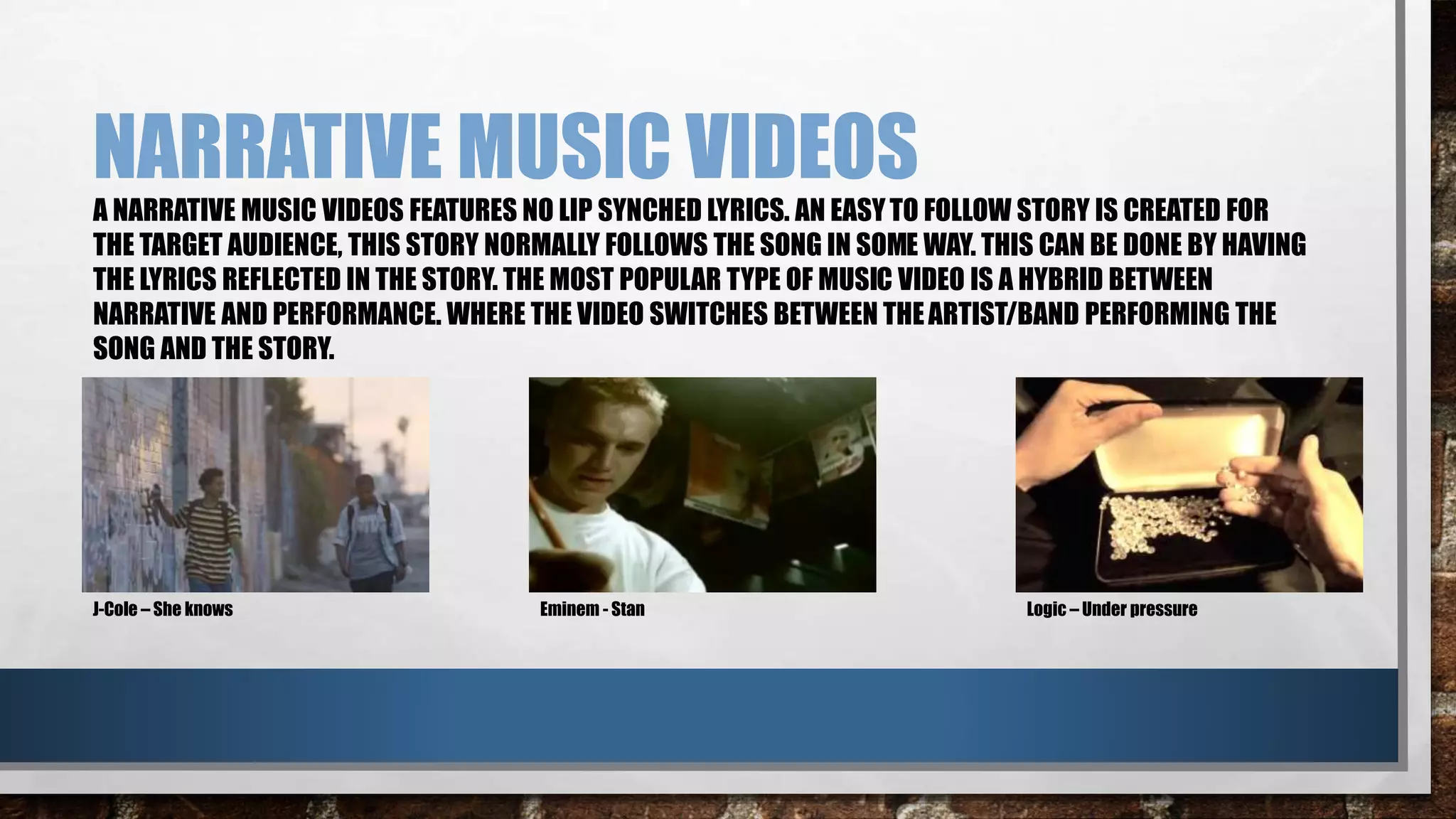 Types of music videos | PPTX