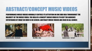 Types of music videos | PPTX