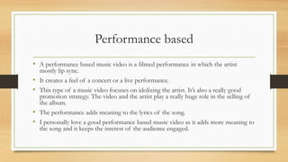 Types of music videos | PPT