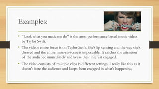 Types of music videos | PPT