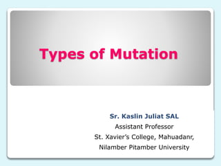 typesofmutation-200424155121.ppt slides for grade 10 | PPTX