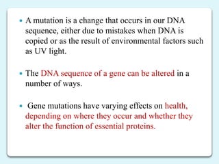 typesofmutation-200424155121.ppt slides for grade 10 | PPTX