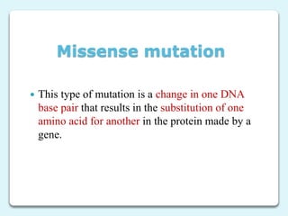 Missense Mutation