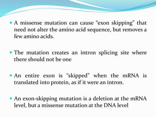 Mutation and its types | PPTX