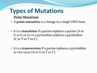 Mutation and its types | PPTX