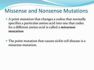 Mutation and its types | PPTX