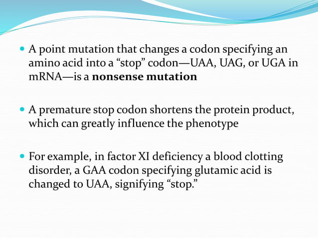 Mutation and its types | PPTX | Genetics | Science