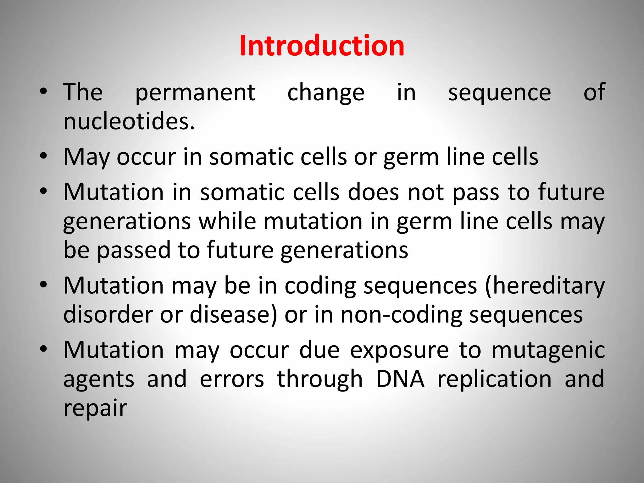 CONCEPT OF MUTATION AND ITS CLASSIFICATION .pptx