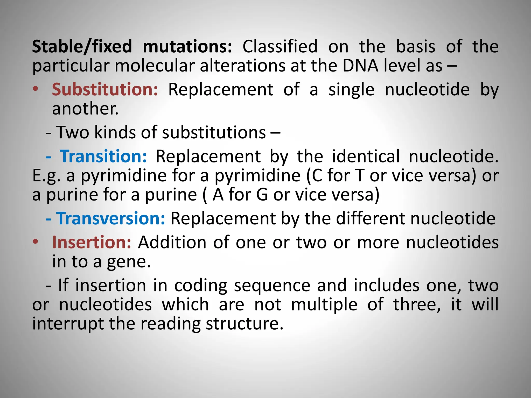 CONCEPT OF MUTATION AND ITS CLASSIFICATION .pptx