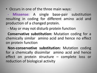 CONCEPT OF MUTATION AND ITS CLASSIFICATION .pptx