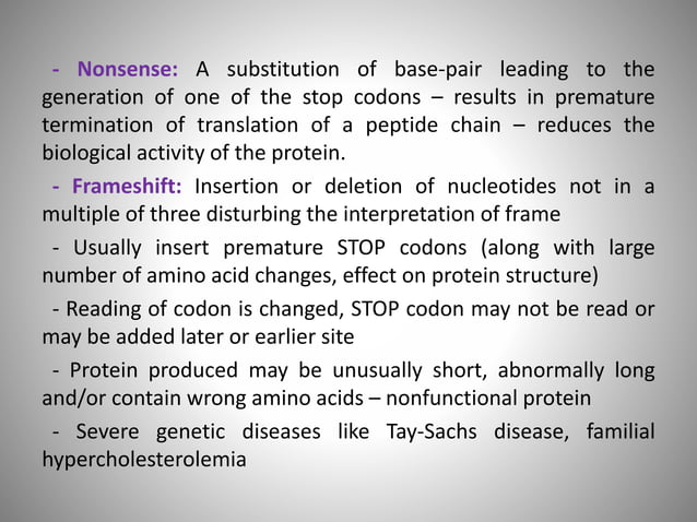 CONCEPT OF MUTATION AND ITS CLASSIFICATION .pptx | Genetics | Science