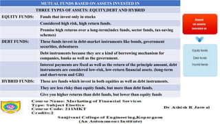 Types of mutual fund | PPTX