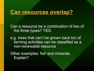 Types of natural resources | PPT