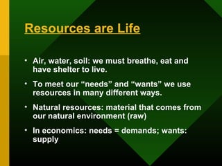 Types of natural resources | PPT