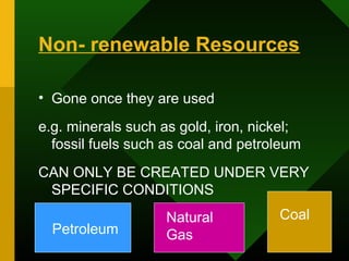 Types of natural resources | PPT