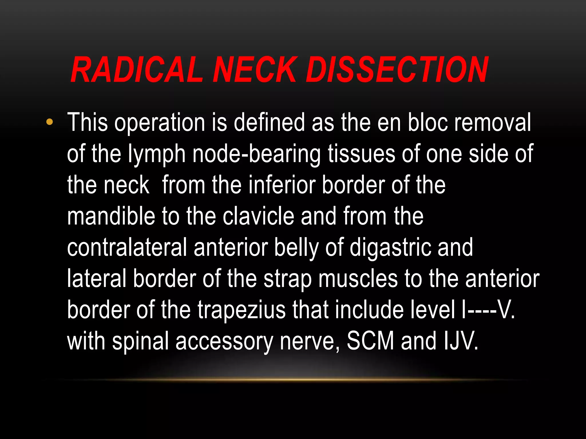 Types of neck dissection | PPTX