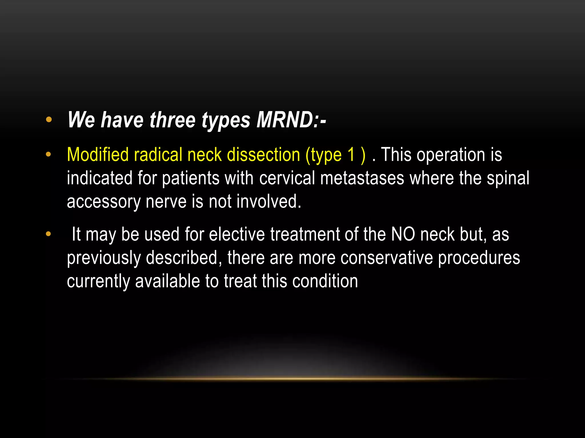 Types of neck dissection | PPTX