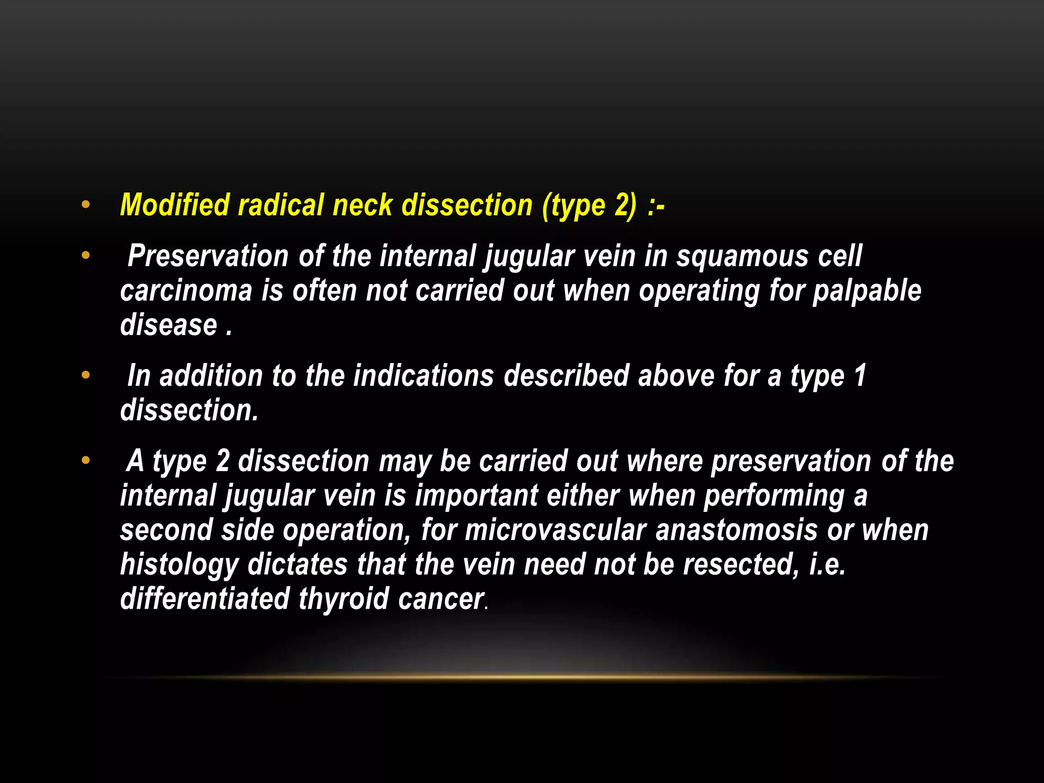 Types of neck dissection | PPTX