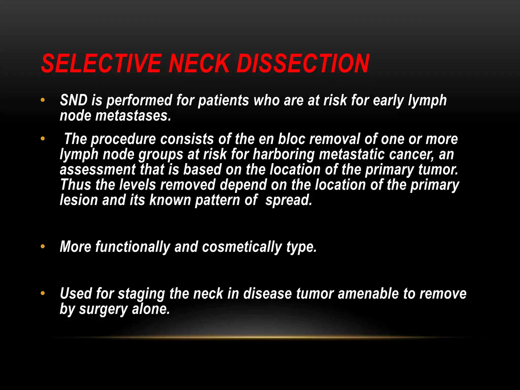 Types of neck dissection | PPTX