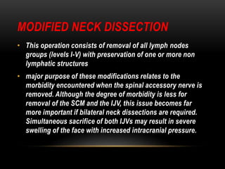 Types of neck dissection | PPTX
