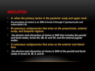Types of neck dissection | PPTX