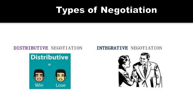 Types of negotiation