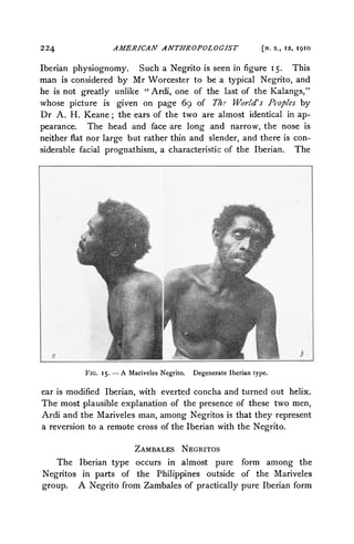 Types of negritos in the philippine islands by bean | PDF