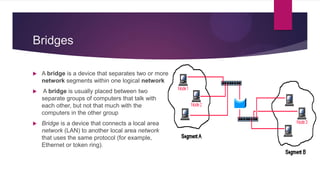 Types of Networking Devices | PPTX