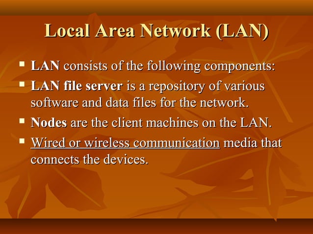 Types of Networks | PPT | Internet | Computing