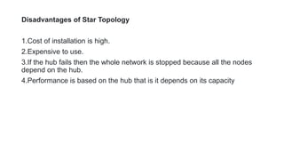 Types of network topology | PPTX