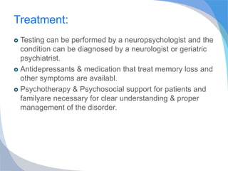 Types of neurocognitive disorder | PPTX