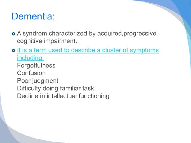 Types of neurocognitive disorder | PPTX | Brain and Nervous System ...